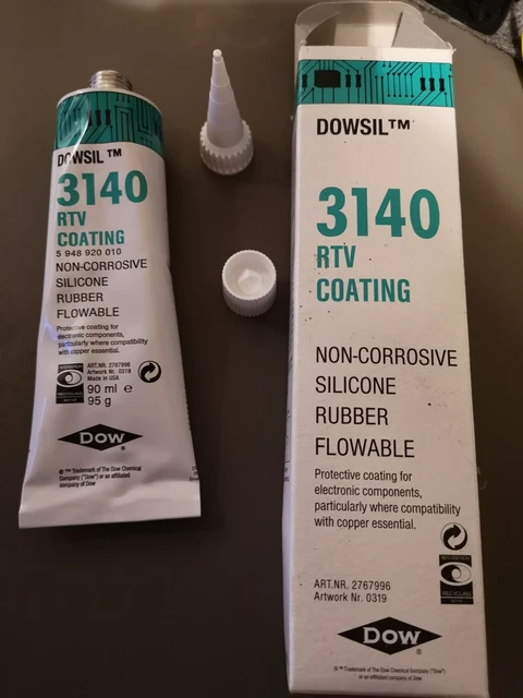 DOWSIL/DOW NON-COR 3140 RTV COATING 90ML TRANSLUCENT silicone rubber 14 ...