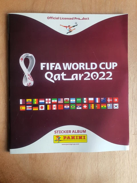 FIFA WORLD CUP Qatar 2022 Panini Sticker book includes 6 Stickers ...