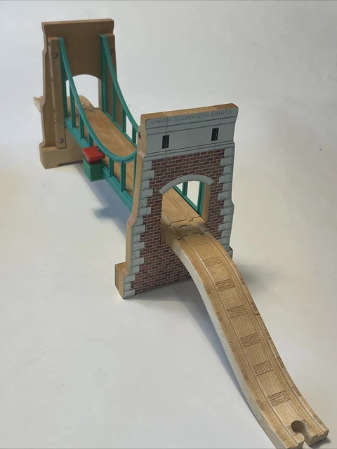 COLLAPSING SODOR SUSPENSION BRIDGE Thomas Wooden Railway Engine Train ...