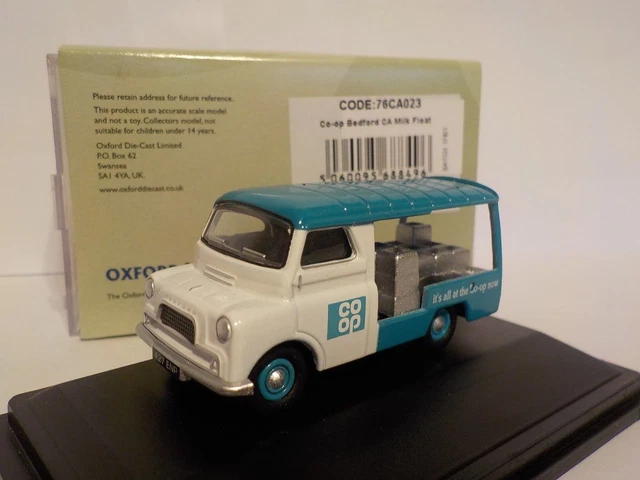 MODEL VAN, BEDFORD CA Milk Float - Co-op Oxford 1/76 New 76CA023 £9.94 ...
