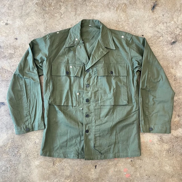 WW2 US ARMY HBT Utility Jacket Unissued with Cutters Tags Reliance MFG ...