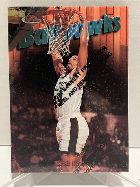 CARTE RICK FOX 1997 #64 Topps Finest Ballhawks avec revêtement Boston ...