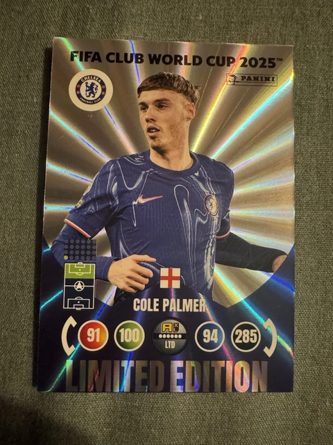 ADRENALYN XL FIFA Club World Cup 2025 Card Cole Palmer Limited Edition ...
