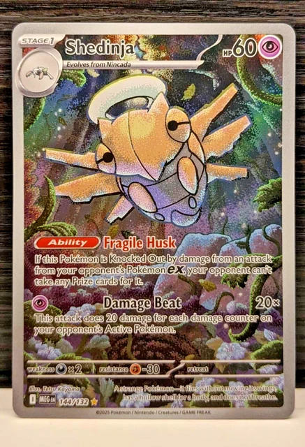 POKÉMON TCG MEGA Evolution - Shedinja - 144/132 - Illustration Rare $11.25 - PicClick AU