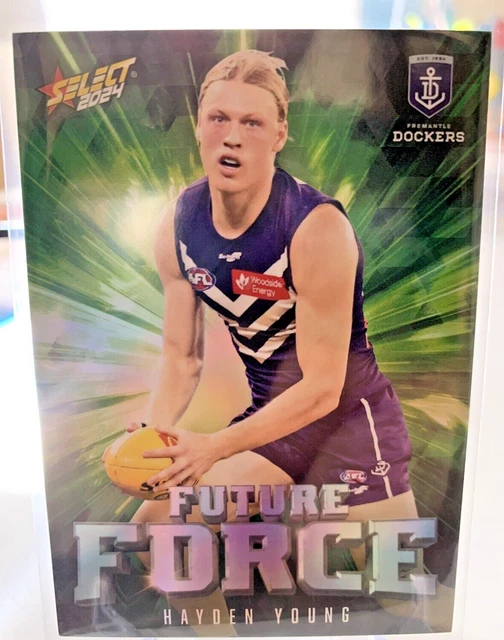 2024 SELECT AFL Footy Stars 🔥HAYDEN YOUNG🔥 Future Force Green 159/195 $9.75 - PicClick AU