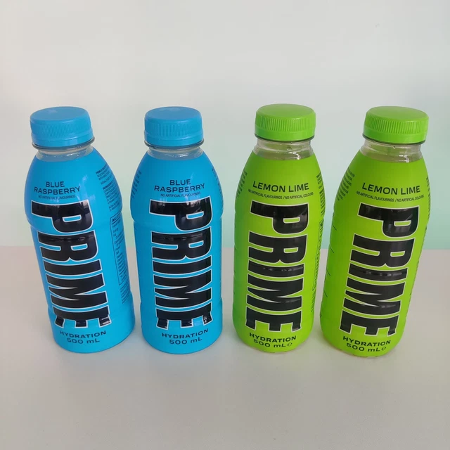 PRIME HYDRATION ENERGY Drink | Blue Raspberry and Lemon Lime Mix ...