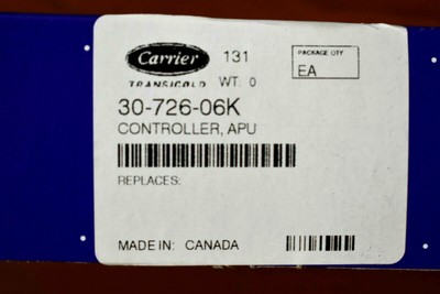 CARRIER TRANSICOLD 30-726-06K Comfort Pro APU Controller Unit Genuine ...