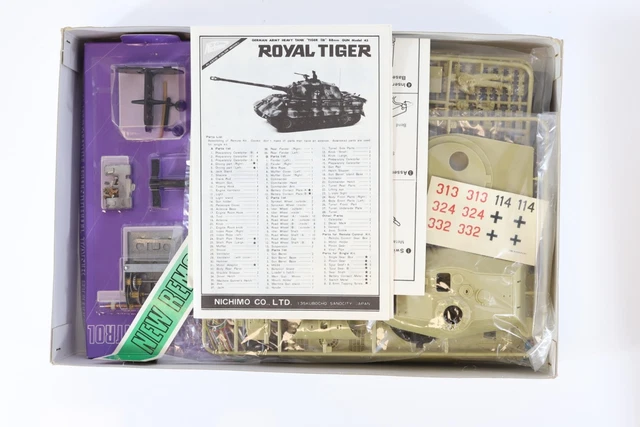 NICHIMO NR-3510 1:35 Scale Remote Control Pz.Kpfw.VI Royal Tiger £0.99 ...