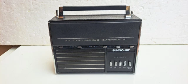RADIO VINTAGE MULTIBANDA Inno-Hit, modello 1425 degli anni '70 EUR 39 ...