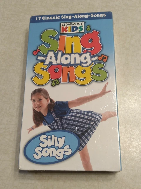 VHS CEDARMONT KIDS - Sing-Along Songs: Silly Songs (VHS, 2002) Sealed ...