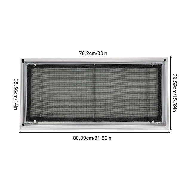 14& X 30& Alumnium Return Air Filter Grille Fit 1" Filter Linear Bar ...