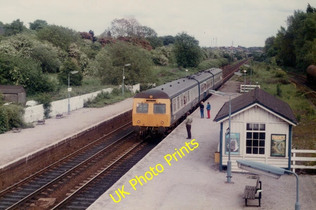 RAILWAY PHOTO CLASS 120 DMU arrives at Spondon 16.20 NOT-BHM 2/6/1984 £ ...