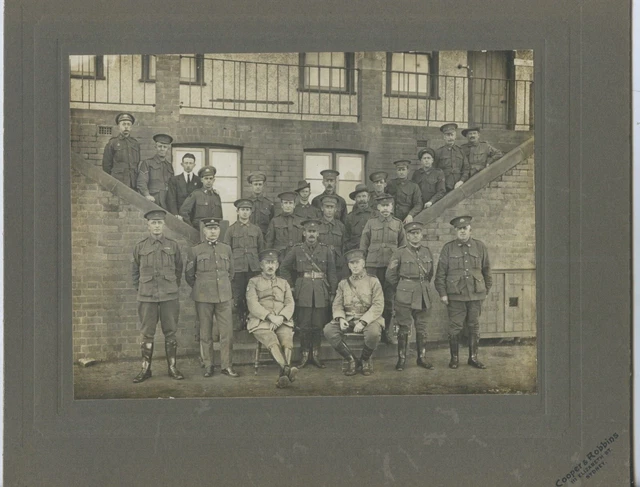 WW1 GROUP SOLDIERS Aif Sydney Board Photo By Cooper & Robbins Elizabeth ...