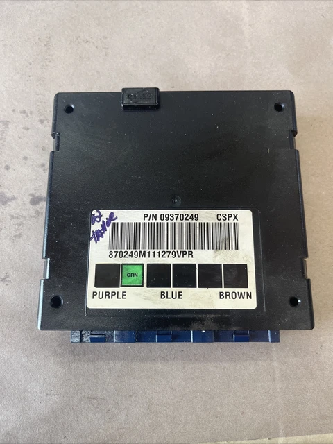 2001 CHEVROLET TAHOE Yukon Body Control Module BCM BCU Unit P: 09370249 ...