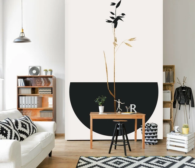 3D BLACK LEAVES O296 Wallpaper Wall Mural Self-adhesive Boris Drasch ...