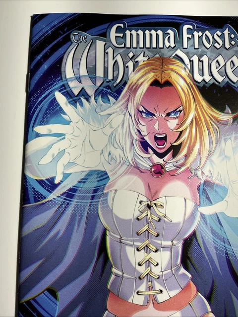 EMMA FROST WHITE Queen #1 2025 Godtail Trade Variant Knight Of Comics ...