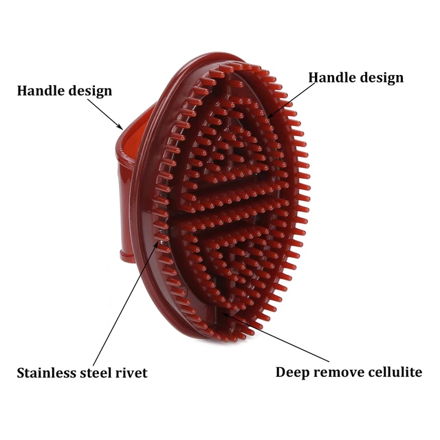 MERIDIANS MASSAGE BRUSH Whole Body Relaxation Massage Comb Essential ...