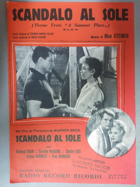 Spartito Scandalo Al Sole Canto Mandolino O Fisarmonica Edizioni Rrr 1960 Eur 400