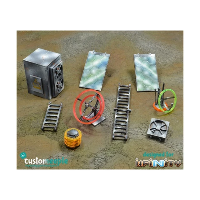 CUSTOMEEPLE INFINITY BUILDING & Terrain Rooftop Scenery Set Pack New £ ...