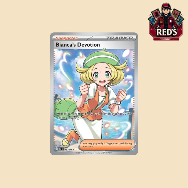 POKÉMON TCG BIANCA'S Devotion Scarlet & Violet-Temporal Forces 197/162 ...