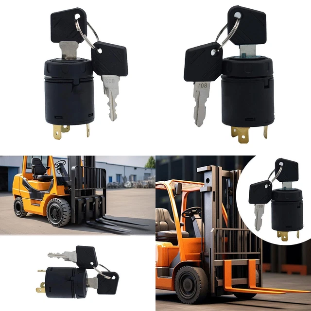FORKLIFT KEY SWITCH Forklift Ignition Switch for Forklift Car Tractor £ ...