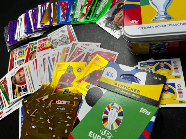TOPPS EURO EM 2024 Sticker | 50 aus über 600 aussuchen | official ...