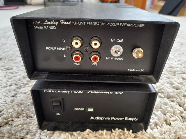 HART LINSLEY HOOD K1450 Phono Stage and Audioquest Mackenzie RCA cable ...