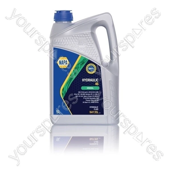 NAPA ISO 46 HYDRAULIC OIL (5L) £30.40 - PicClick UK