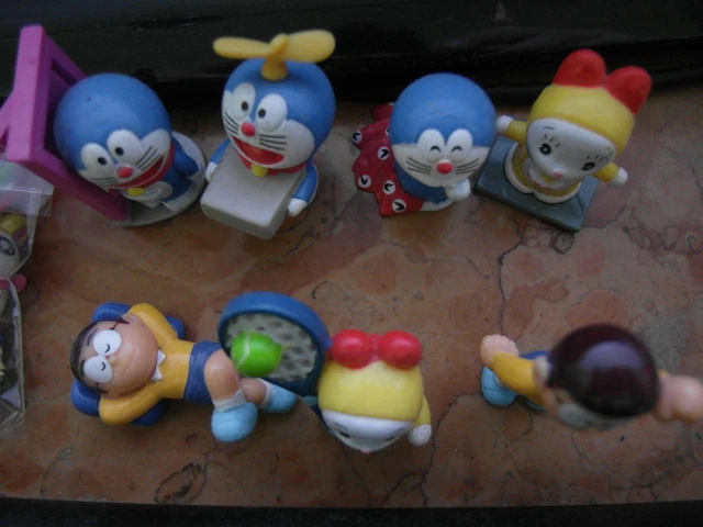 HAMTARO E DORAEMON lotto set sorpresine vintage blue criceti avventure ...