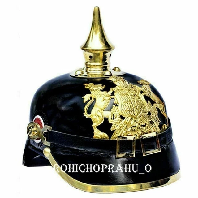 KAISERREICH PREUSSISCHER MILITARIA Grade Helm Deutsche Pickelhaube ...