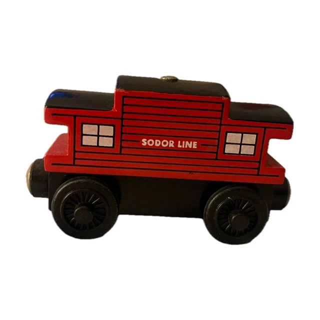 THOMAS THE TANK Engine & Friends SODOR LINE CABOOSE Wood Trains - 2001 ...