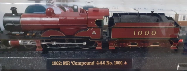 AMERCOM STATIC LOCOMOTIVE MODEL TRAIN 1902: MR 'COMPOUND' 4-4-0 No ...