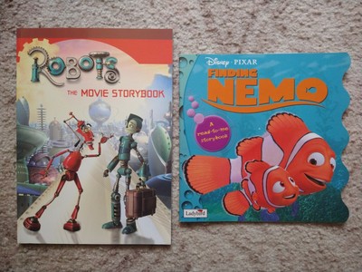 DISNEY PIXAR LADYBIRD Finding Nemo & Robots Movie Story Paperback Books ...