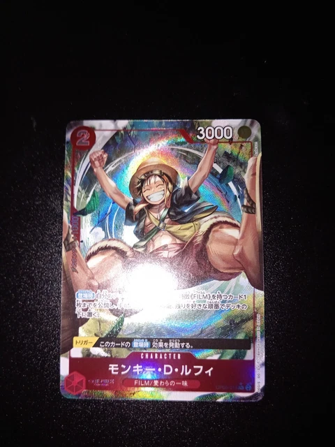 ONE PIECE CARD Luffy Op06-013 Flanked By Legends Alt Art JAP Wings of ...