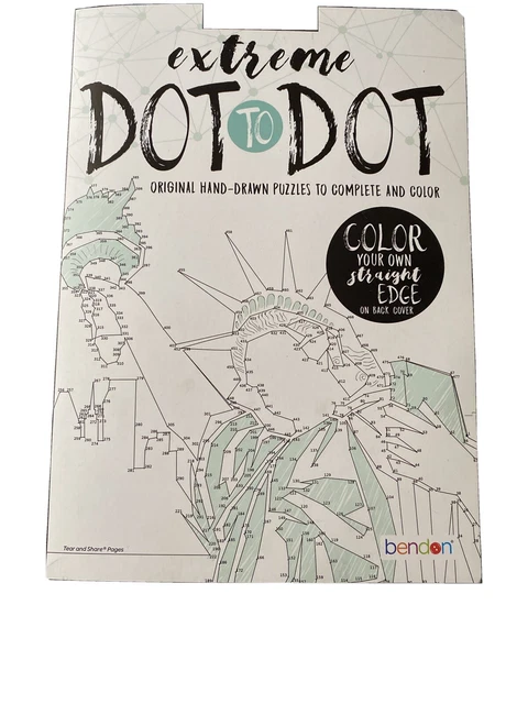 BENDON EXTREME DOT To Dot Hand Drawn Puzzles To Color £5.59 - PicClick UK