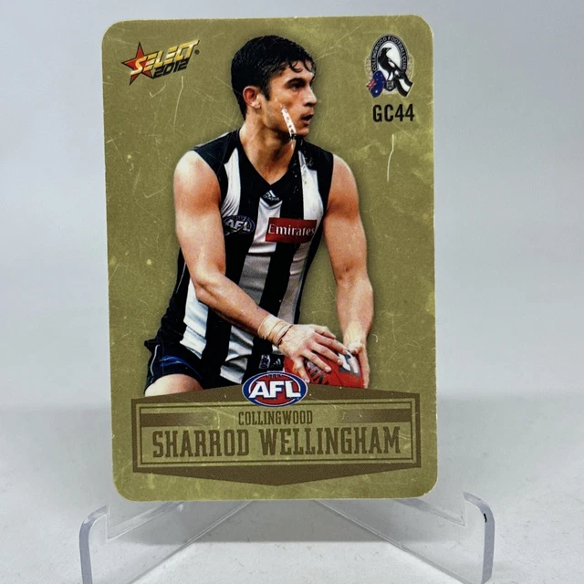 2012 SELECT AFL Champions Peeled Gold Parallel Card Gc44 S.wellingham ...