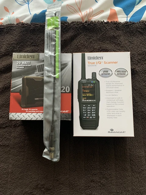 UNIDEN SDS-100E (Pre Loaded DMR & NXDN) Handheld Scanner Receiver £511. ...