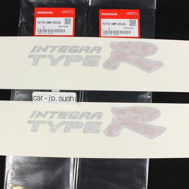 HONDA GENUINE ACURA RSX Integra DC5 Type R Rear Side Decal Sticker 2 ...