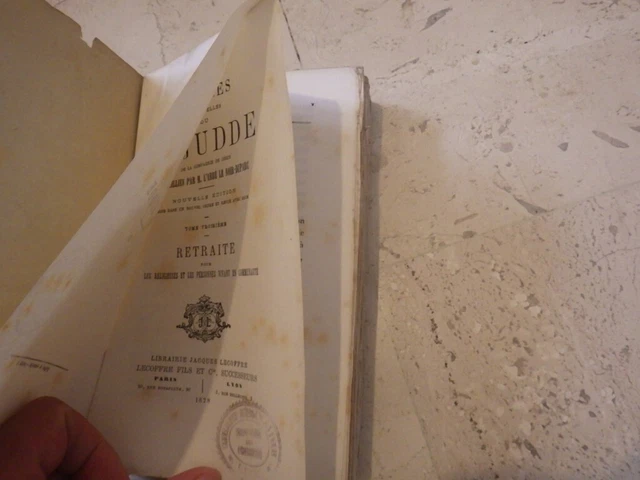 1878.RETRAITE RELIGIEUSES ET personnes en communauté.Judde EUR 28,00 ...