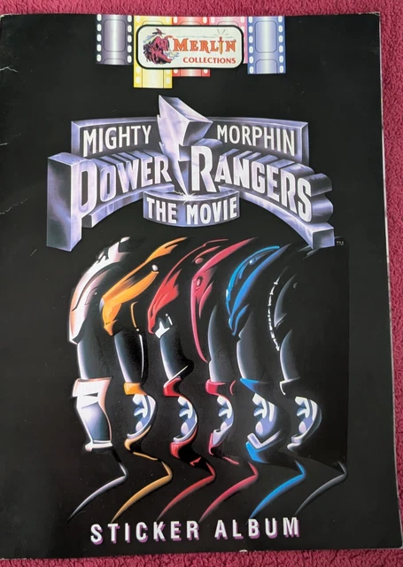 MIGHTY MORPHIN POWER Rangers Movie Sticker Album 1995 - Good Condition ...