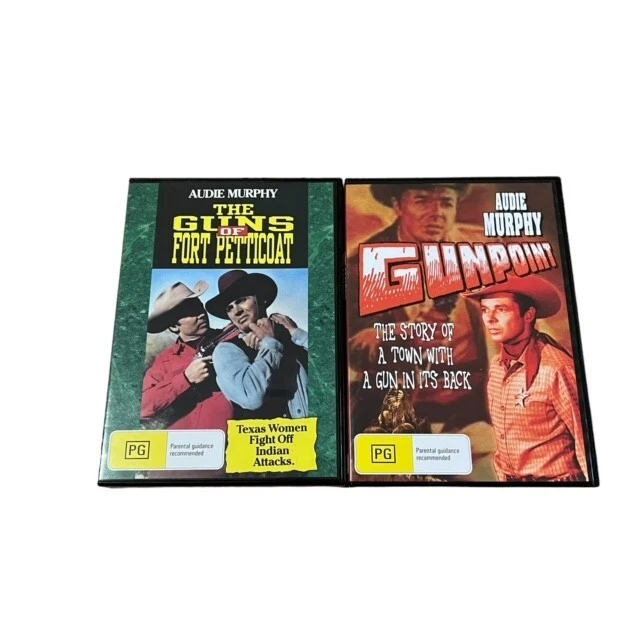THE GUNS OF Fort Petticoat & Gunpoint DVD Audie Murphy Region All ...