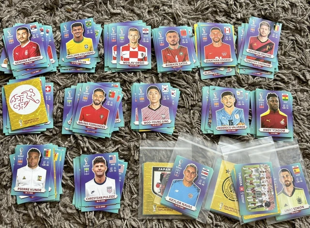 PANINI QATAR WORLD CUP 2022 Stickers CHOOSE ANY 5, 15, 25, 50, 75, 100 ...