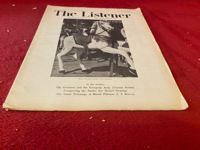 THE LISTENER MAGAZINE 31/7/1952 Giant Tellescope At Mount Palomar ...