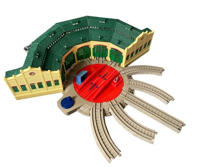 THOMAS THE TANK Engine Trackmaster Tidmouth Engine Sheds x 5 Turntable ...