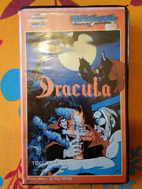 DRACULA K7 CASSETTE VHS Dessin animé Canestrier Toei Animation Marvel ...
