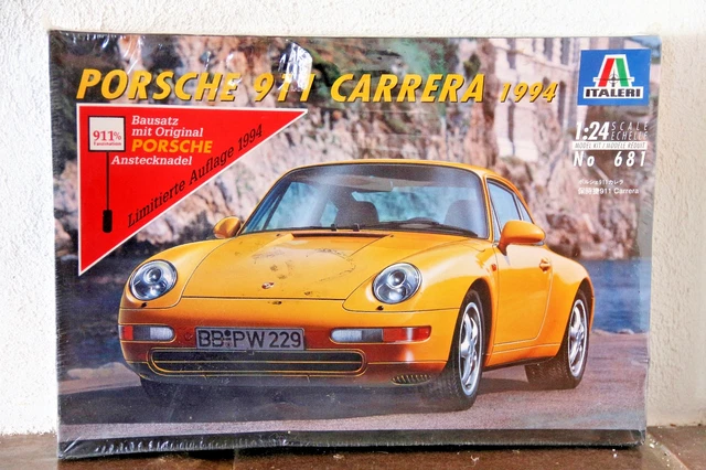ITALERI &PORSCHE 911 CARRERA" mit original Porsche Anstecknadel 1994 ...