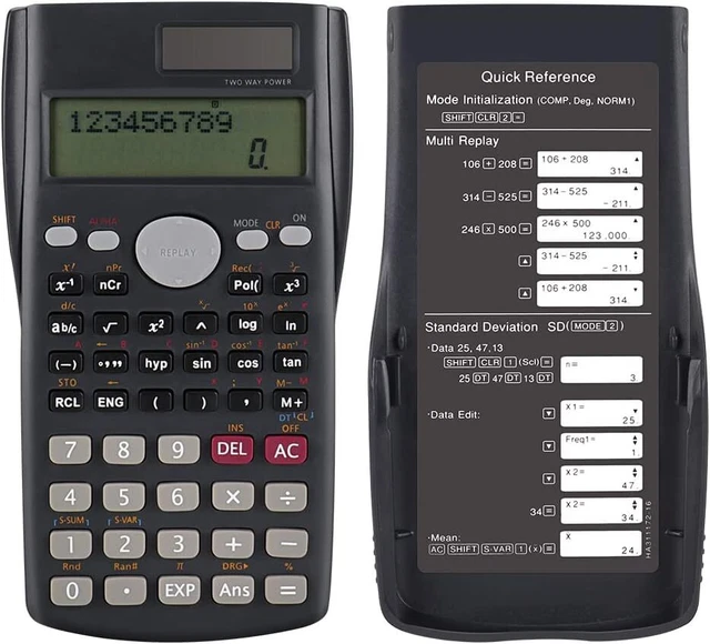 SCIENTIFIC CALCULATOR, ENGINEERING Scientific Calculator for Secondary ...
