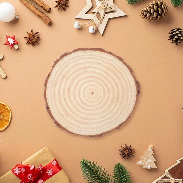 20 PCS NATURAL Wood Slices Unpainted Round Wooden Discs for Crafts $23. ...