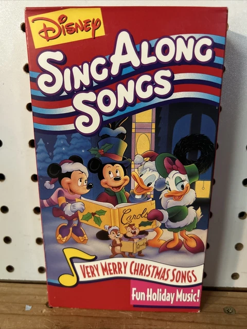 DISNEYS SING ALONG Songs - Very Merry Christmas Songs (VHS, 1997) £7.59 ...