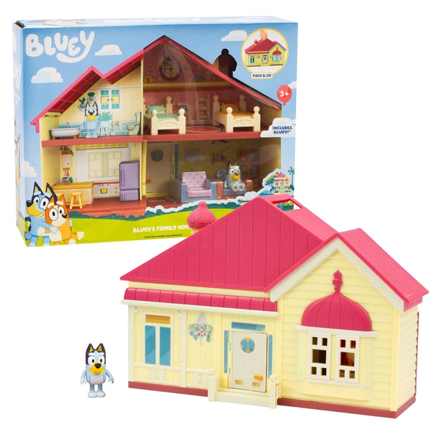 GIOCHI PREZIOSI BLUEY - Character Set House On Two Floors with Kitchen ...